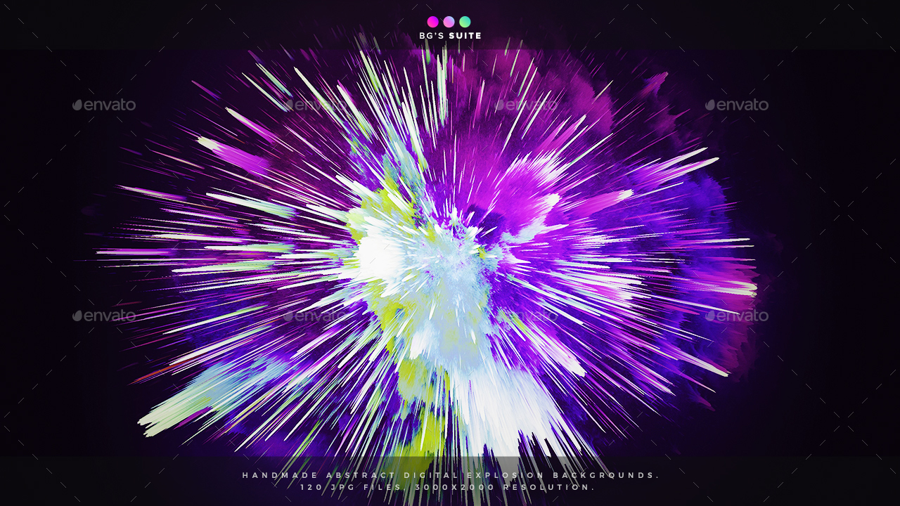 Digital Explosion Backgrounds Graphics Graphicriver